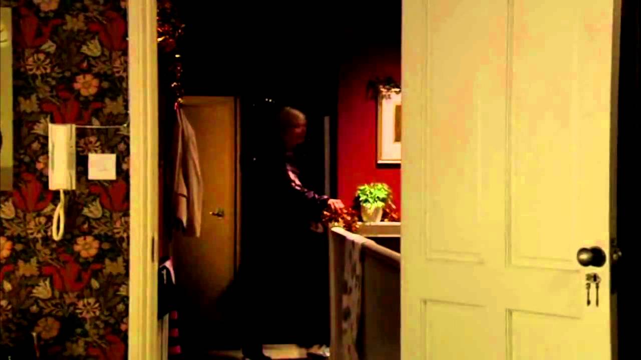 Eastenders - Glenda is kicked down the stairs! - YouTube