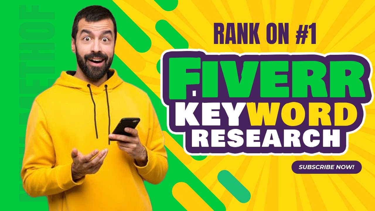 How to do Fiverr keyword research - Rank Fiverr Gig on 1st Page - Make ...