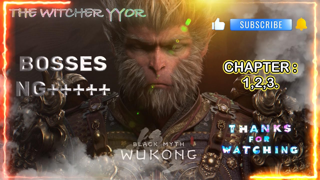 BLACK MYTH: WUKONG, MAX LEVEL 342 Vs BOSSES, NG+++++, GAMEPLAY!!! # ...