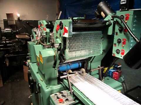Halm Super jet envelope press sn 5070 AS IS machine running number 10 ...