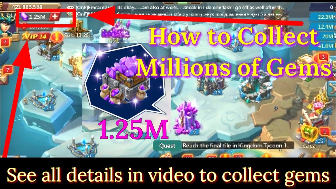 How to Get Millions Gems in LORDS MOBILE see all details in video # ...