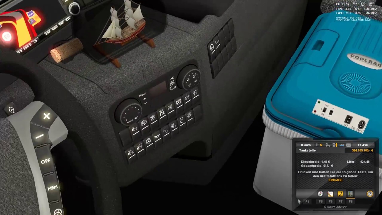 #680 Let's Play Euro Truck Simulator 2 - E4 - Locker nach Frankfurt ...