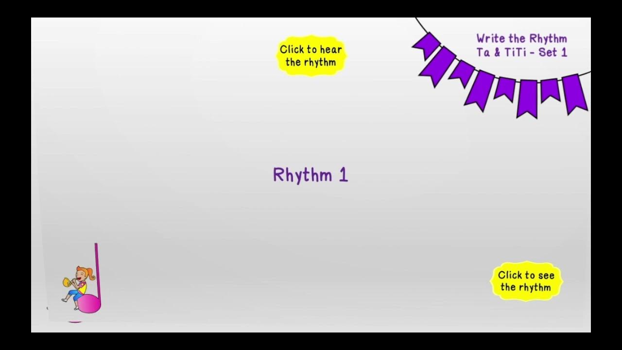 Write The Rhythm Ta & TiTi (Set 1, 2 & 3) Music Resource. - YouTube
