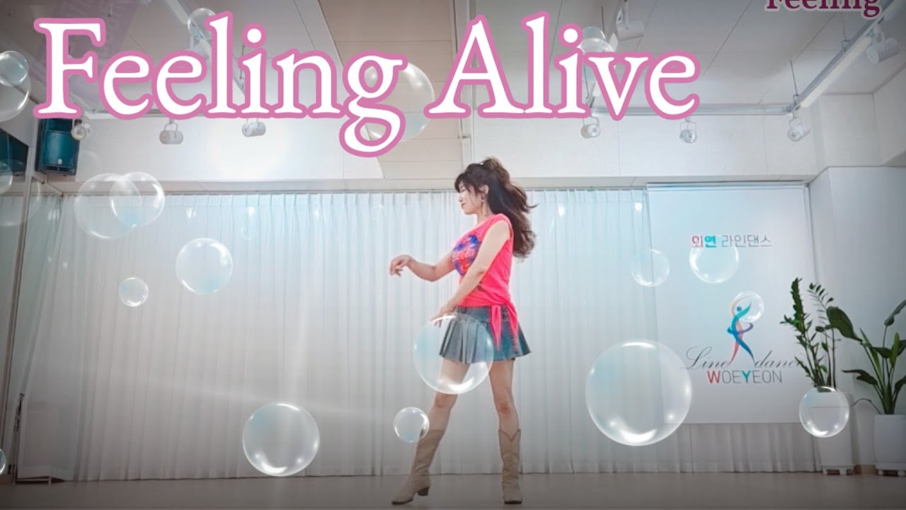 💃Feeling Alive LineDance/Beginner/필링 얼라이브 라인댄스/Woeyeonlinedance - YouTube