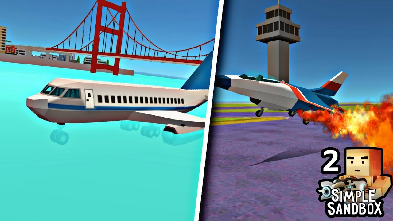 MORE Real Life Plane Disasters RECREATED in SSB2 | Simple Sandbox 2 ...