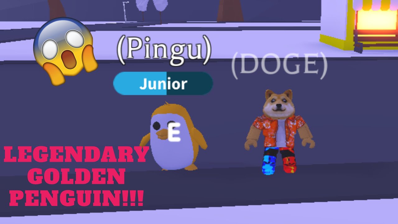 I got a GOLDEN PENGUIN!!! | roblox adopt me - YouTube