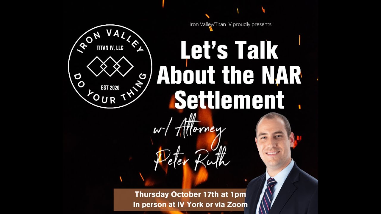 Let's Talk About the NAR Settlement w/ Attorney Peter Ruth - YouTube