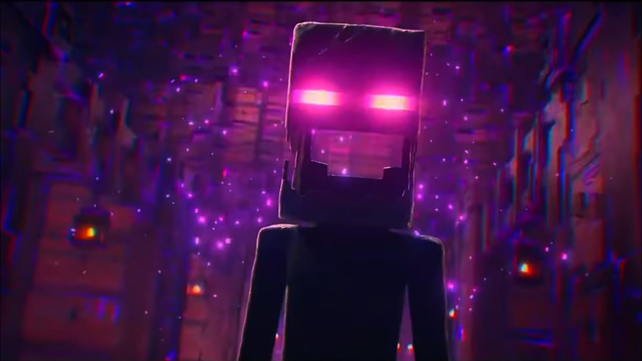 A MINECRAFT MOVIE | Enderman Attack Scene - YouTube