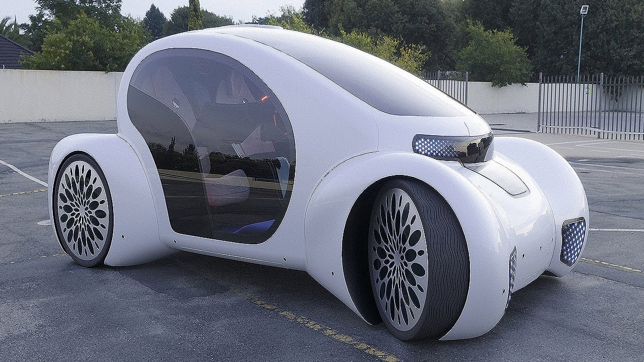 Autonomous City Car Concept: The Future of Efficient Taxi Sharing - YouTube