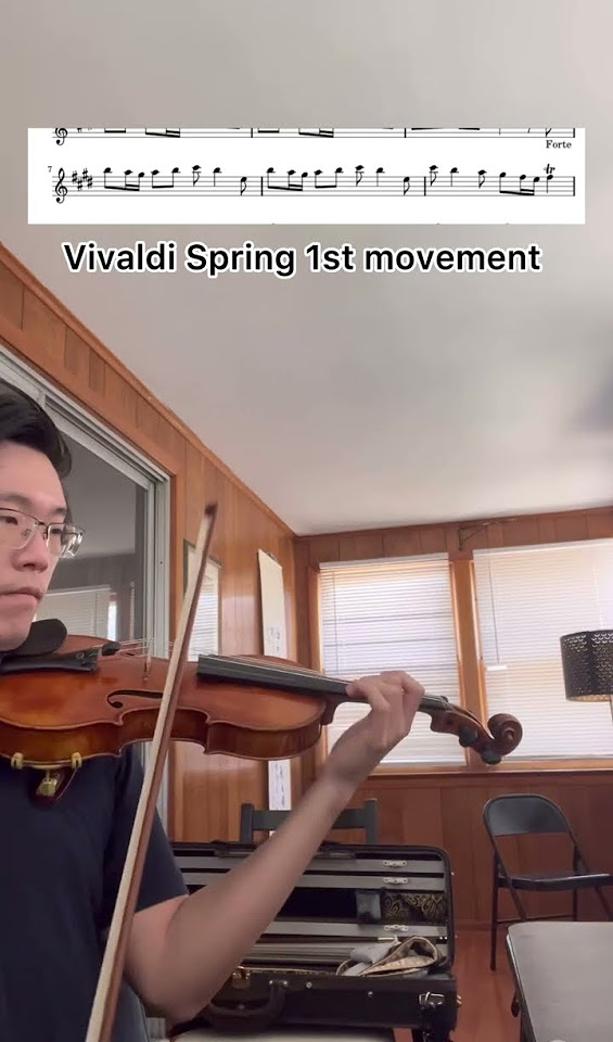Vivaldi Spring 1st movement #violin #violinist #vivaldi #violinmusic # ...