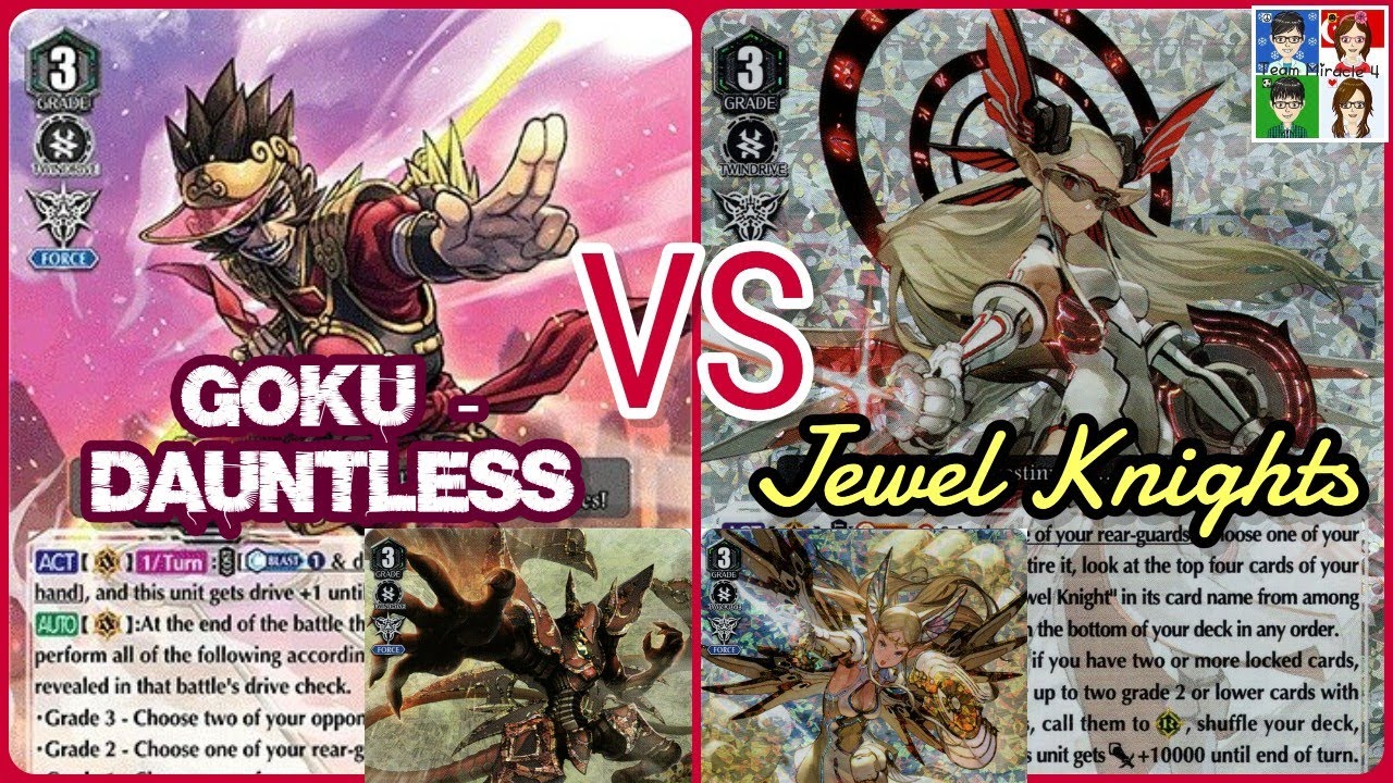 Cardfight Vanguard V Premium: Kagero Goku-Dauntless VS Royal Paladin ...