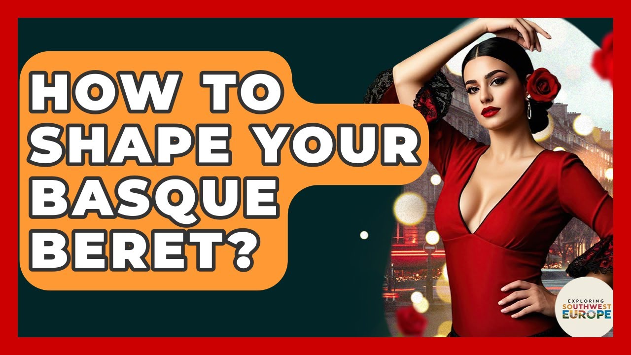 How To Shape Your Basque Beret? - Exploring Southwest Europe - YouTube