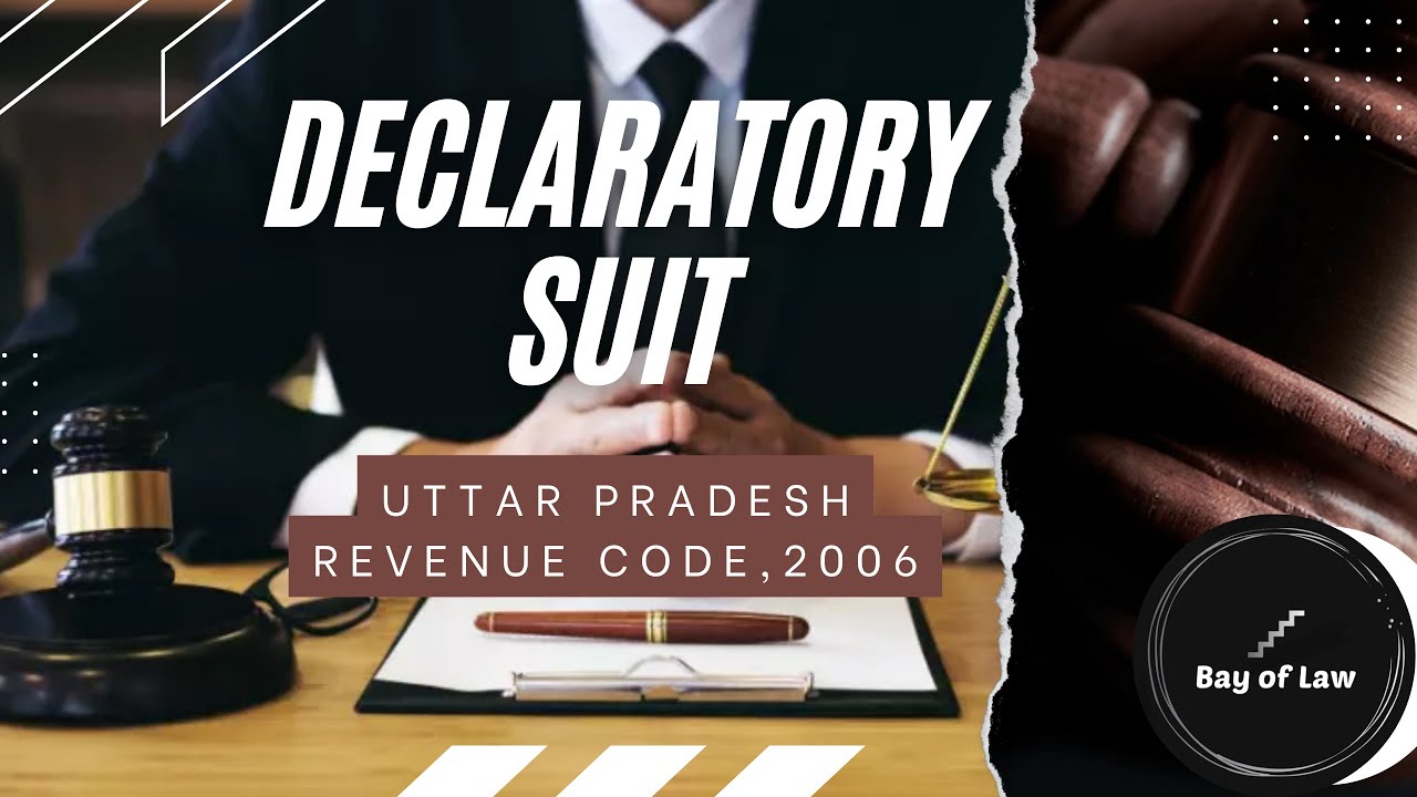 Declaratory suit (Uttar Pradesh Revenue Code,2006) - YouTube
