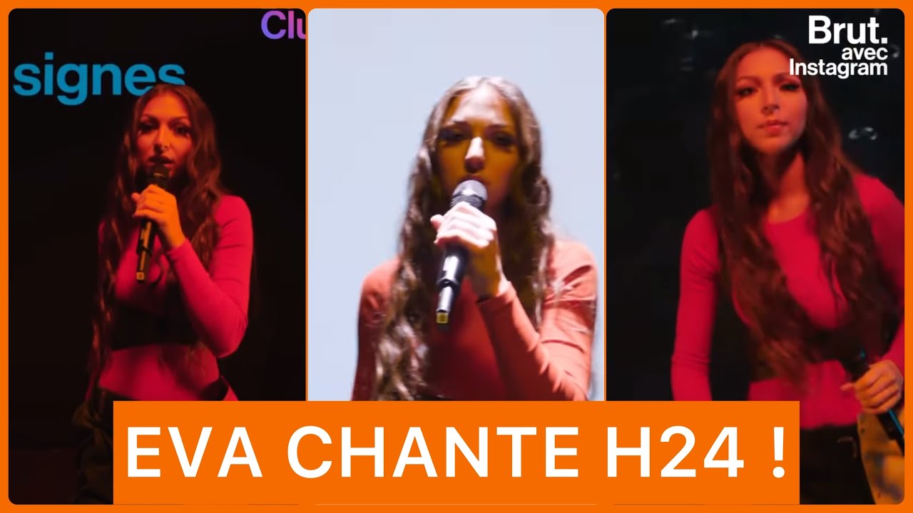 EVA CHANTE H24 EN LIVE AVEC BRUT ! - YouTube