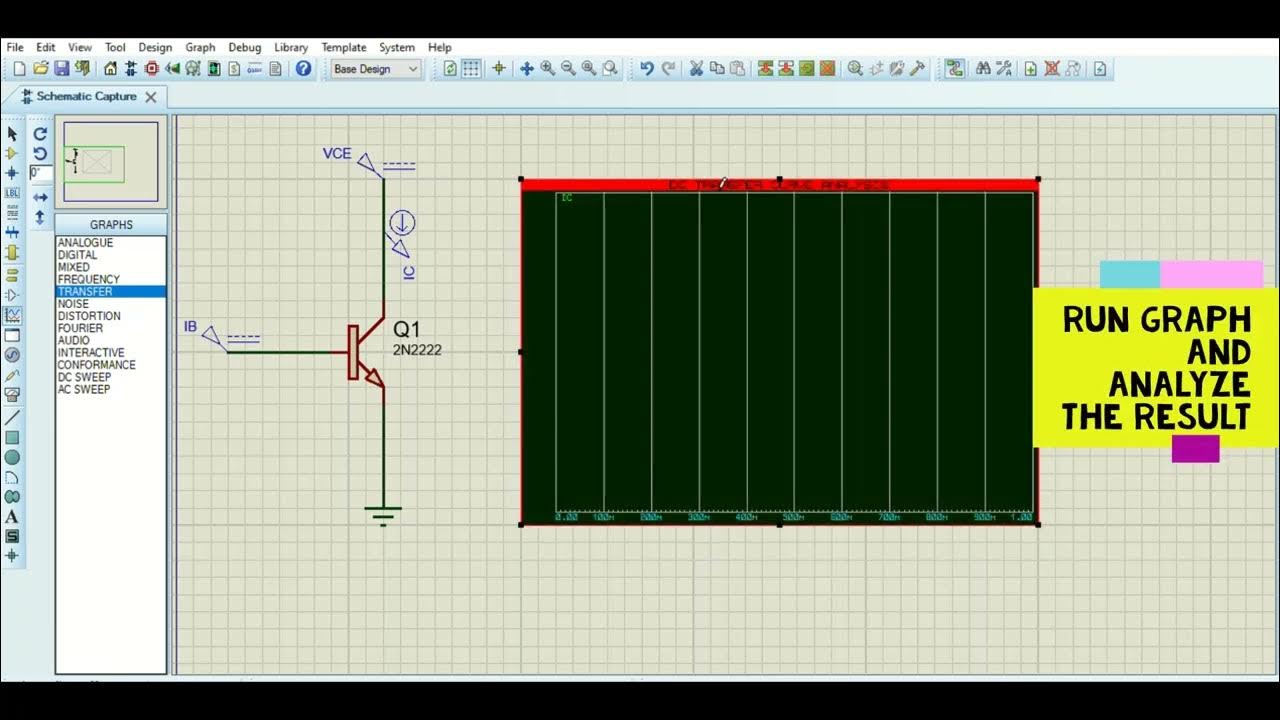 FIND CE INPUT & OUTPUT CHARACTERISTIC USING TRANSFER FUNCTION PROTEUS VSM - YouTube