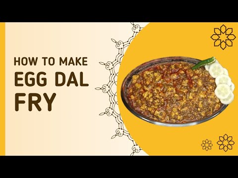 Egg fry daal recipe | how to make egg fry daal #healthyfood - YouTube