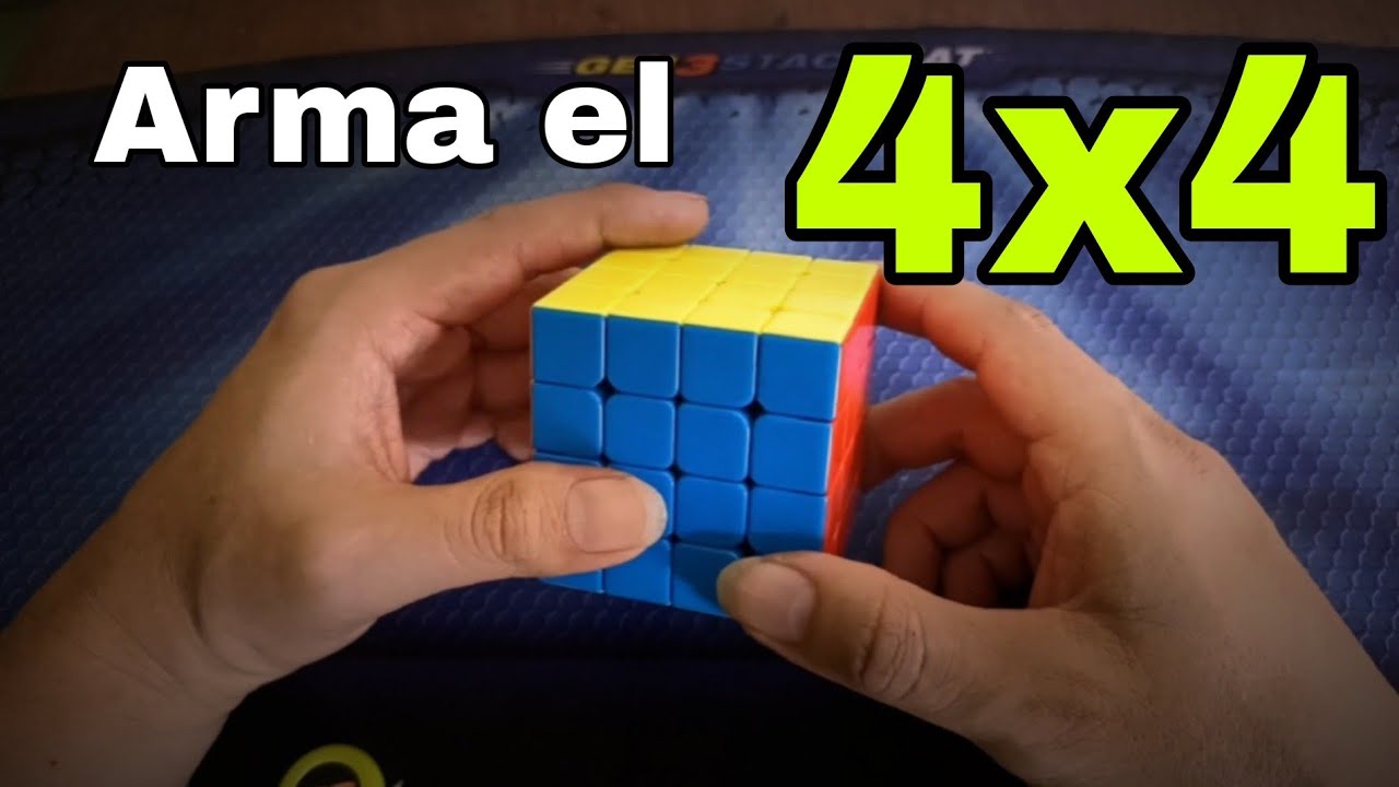 Cómo Armar el Cubo 4x4 | Método Yau paso a paso. - YouTube