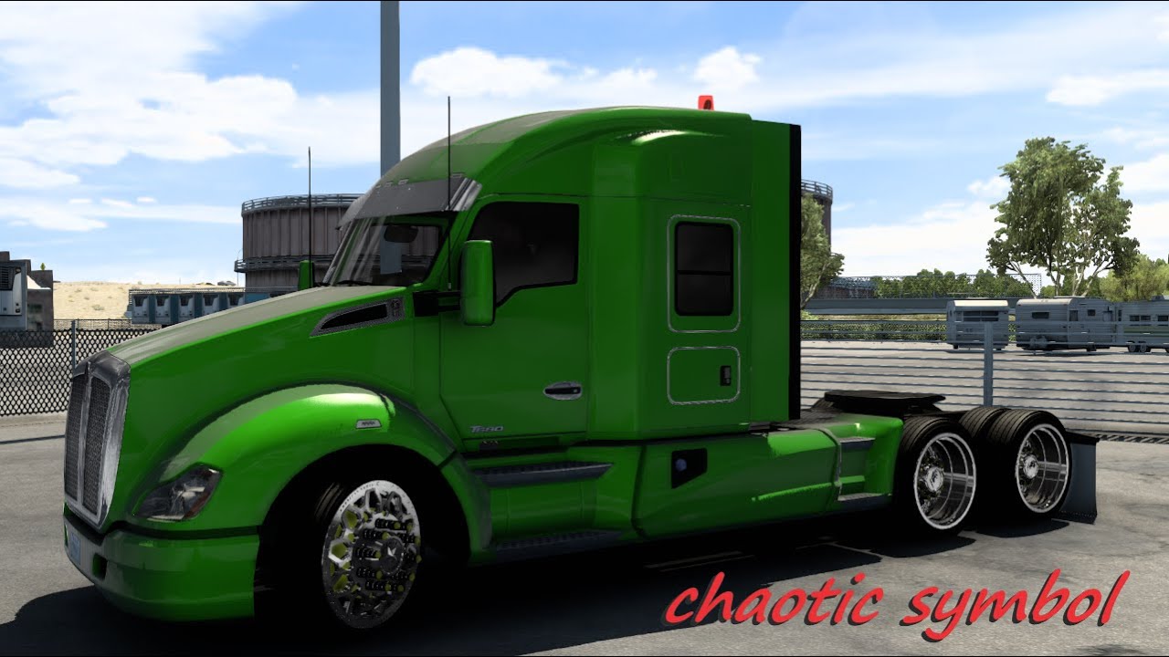 American Truck Simulator / Kenworth T680 Mid Roof Sleeper with Cummis ...
