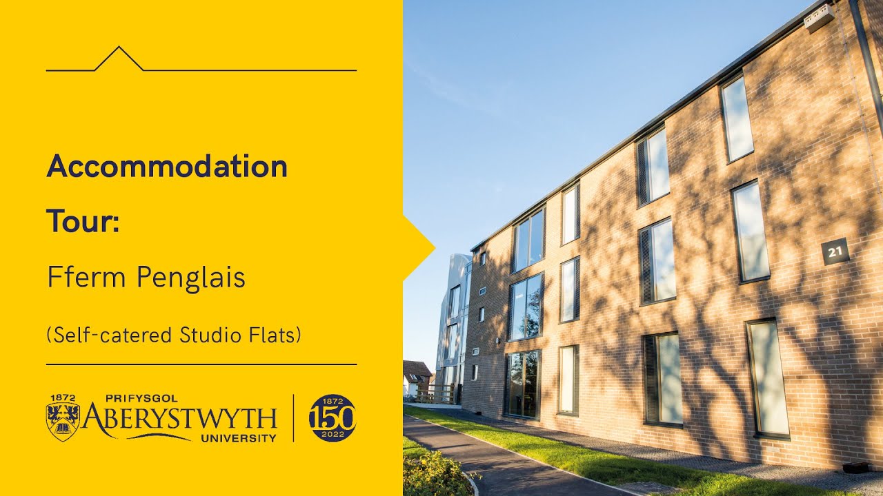 University Accommodation: Fferm Penglais Studio - YouTube