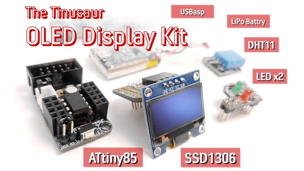 Crowdfunding Campaign for the Tinusaur OLED Display Kit - YouTube