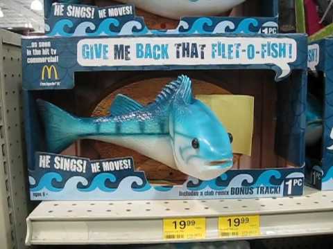 Singing Filet-O-Fish Fish - YouTube