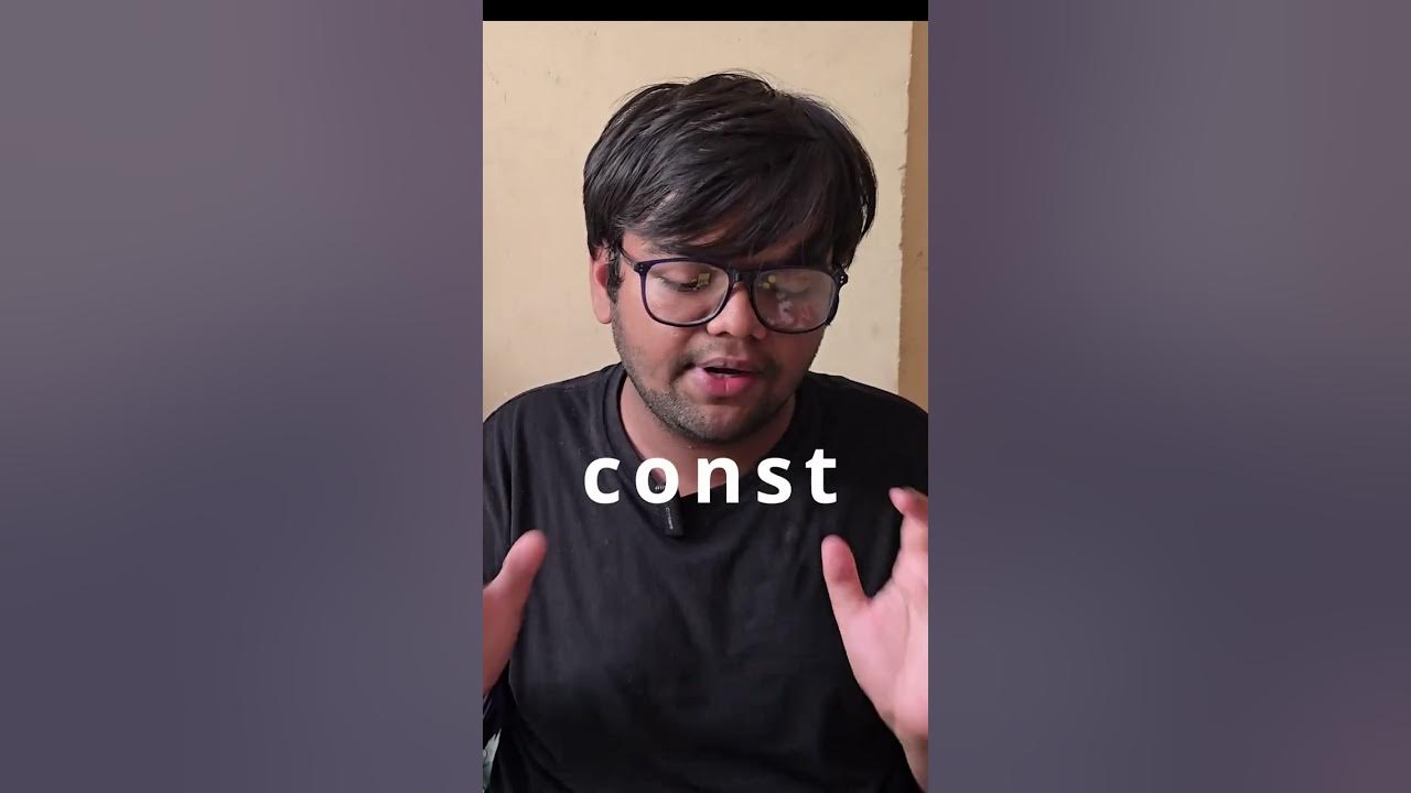 var let and const in Javascript with real life example - YouTube
