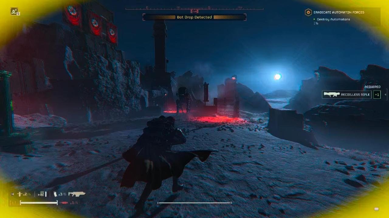 HELLDIVERS 2 Bot drop quickscoped - YouTube