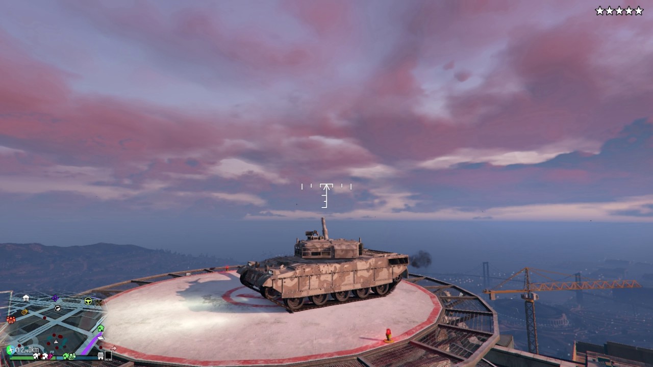 GTA V # 77 Wir spielen mit dem Panzer auf dem Maze Bank Tower - YouTube