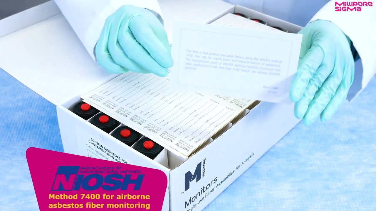 Millipore® Aerosol Monitors for Asbestos Air Monitoring - YouTube