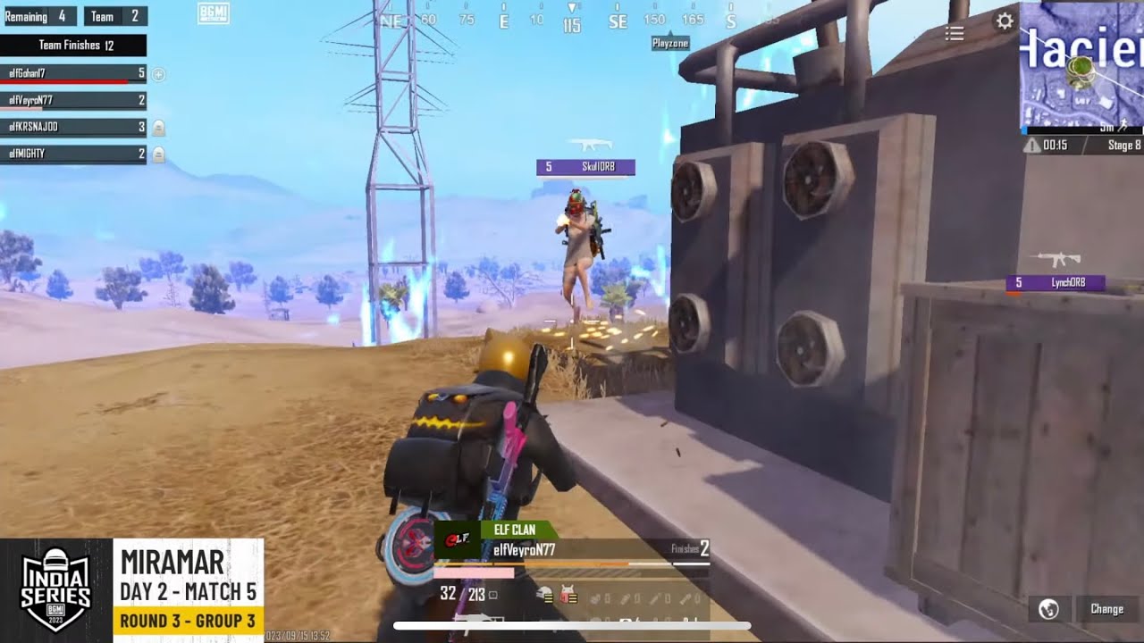 1 vs 3 elf clan for chicken dinner | BGIS R3 | SkullORB - YouTube