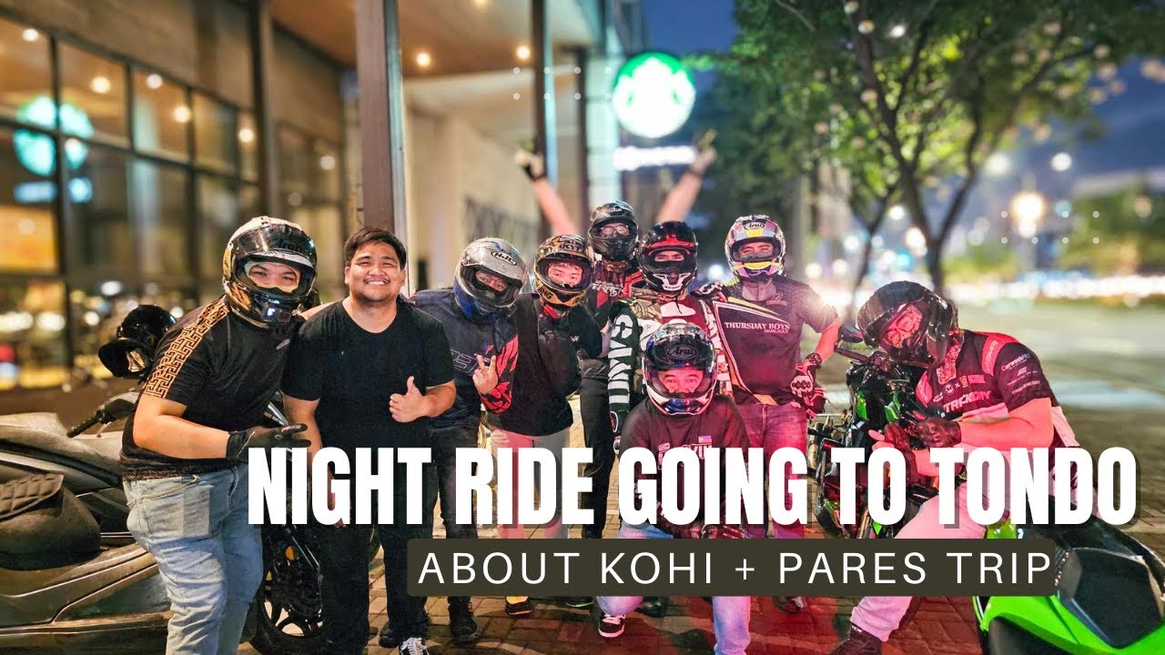 TONDO VIBES! NIGHT RIDE AND TAMBIKE AROUND MANILA - YouTube