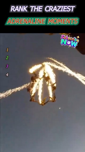 Rank the craziest adrenaline moments - YouTube