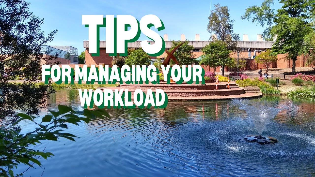 Tips for Managing Workload in Grad School - YouTube