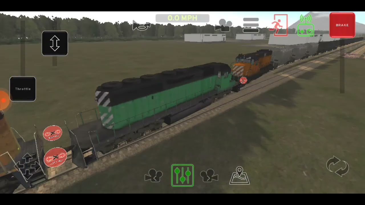 Train and rail yard simulator Cactus Collision Train Animation - YouTube