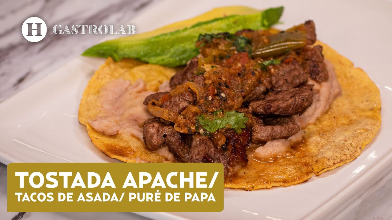 ¿Cómo HACER tacos de ASADA y TOSTADAS de carne APACHE? | Recetas ...