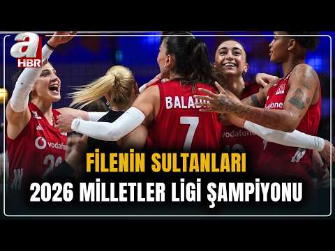 Filenin Sultanları Milletler Ligi'nde şampiyon oldu! Filenin Sultanları Brezilya'yı 3-1 yendi!