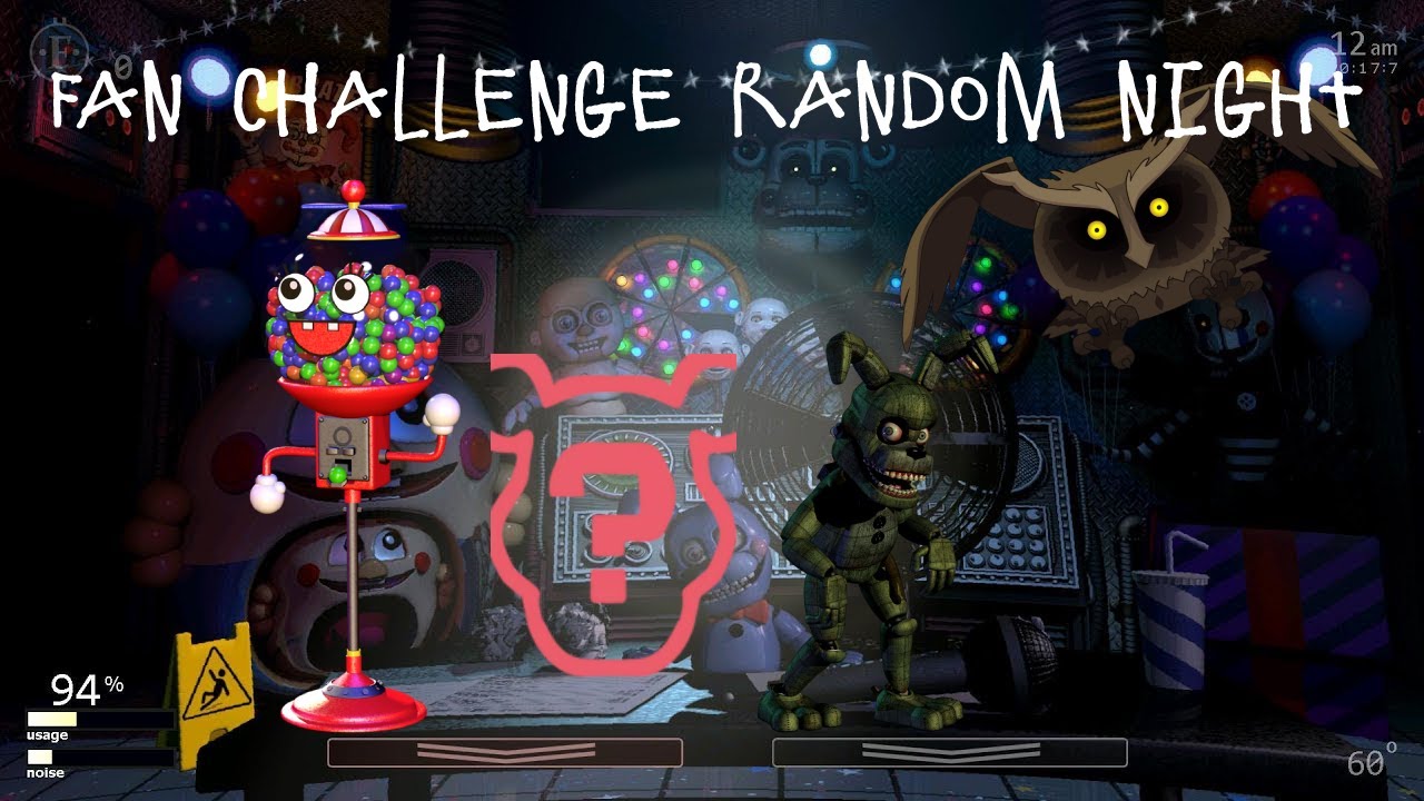 Ultra custom night fan challenge random night - YouTube