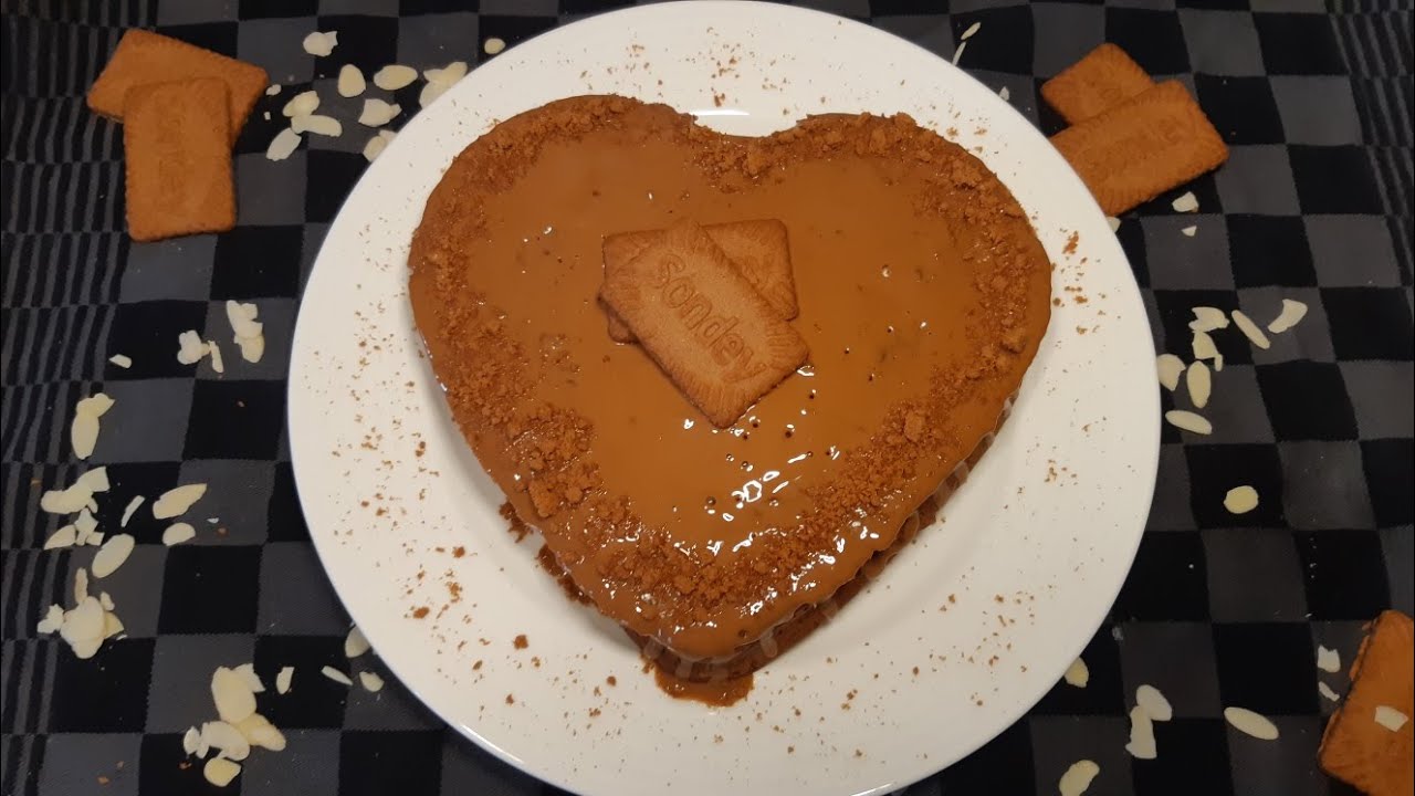 Gâteau aux biscuits de lotus. Lotus cookies cake. كيكة ببسكويت اللوتس ...