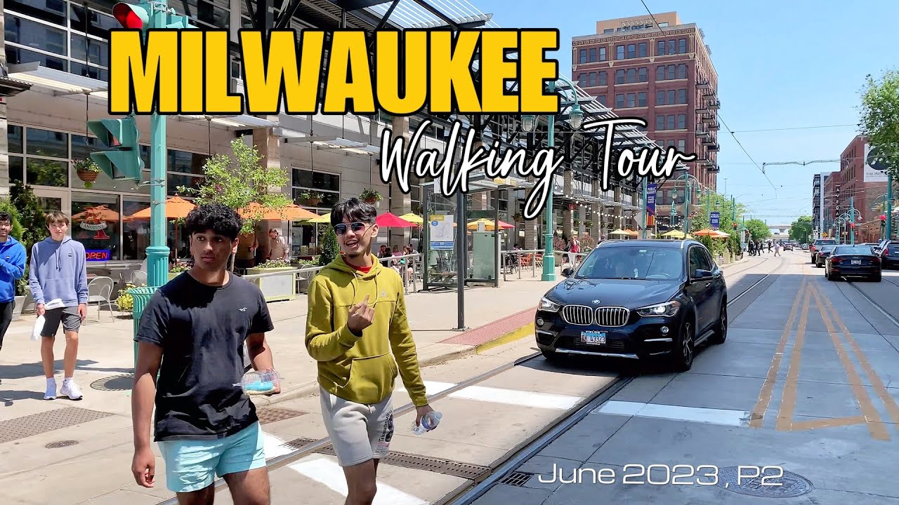 Walking in Downtown Milwaukee Wisconsin USA, June 2023 , P2 / Milwaukee ...
