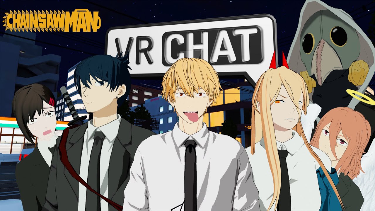 DENJI FRACASSE un DEMON SURPUISSANT - Vrchat RP Chainsaw man - YouTube