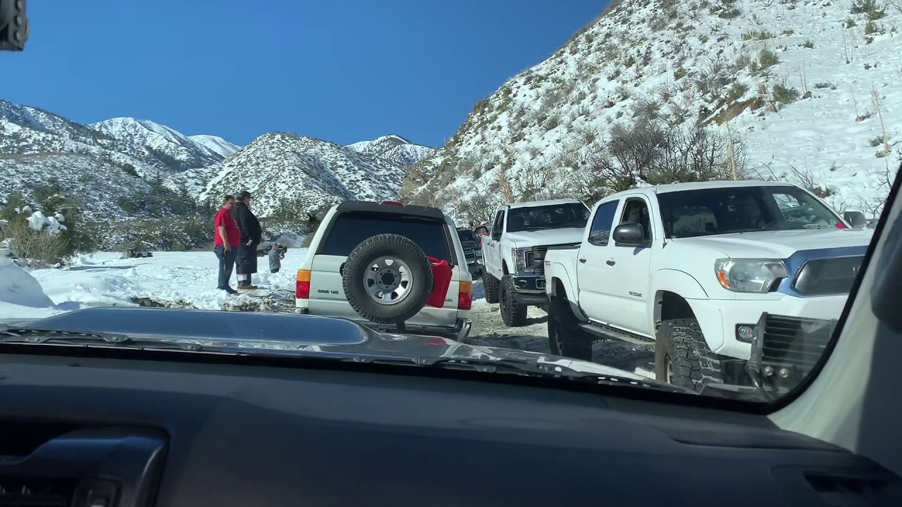 Heading into Lytle Creek in Snow Day - YouTube