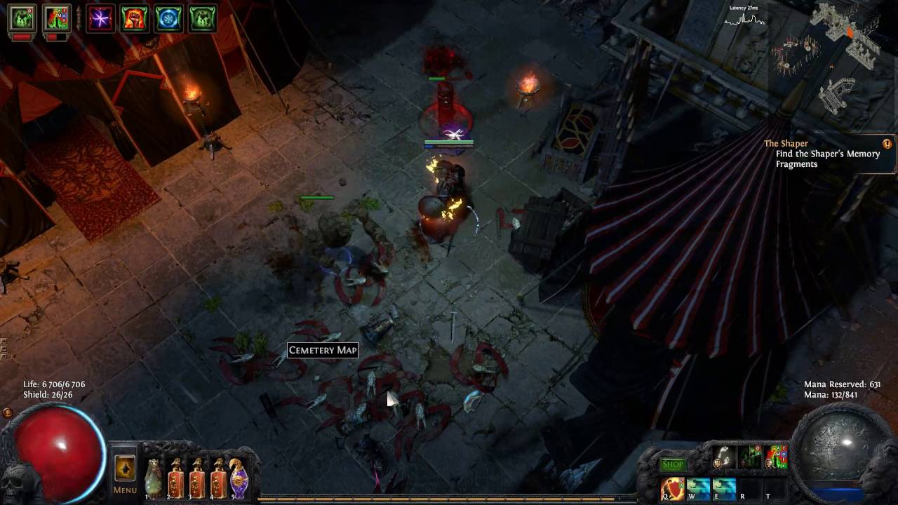 HC Colonnade map boss Path of Exile 2.4 - YouTube