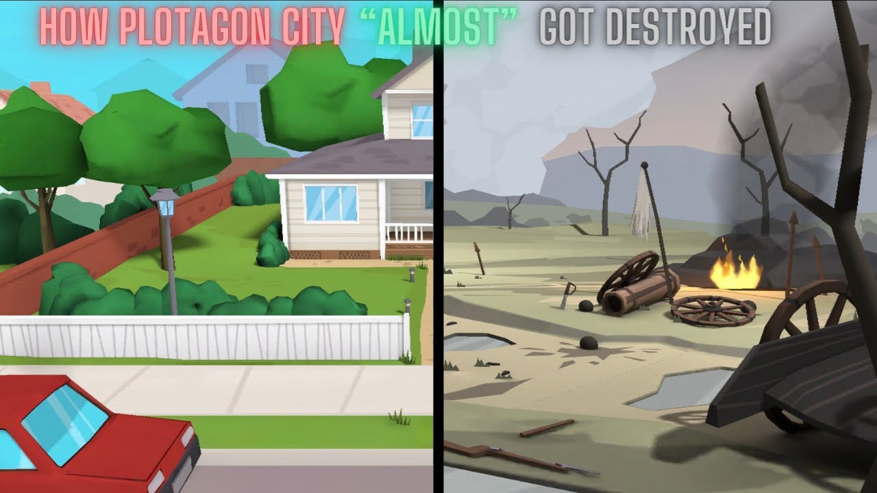 Classic Caillou Tries to Destroy Plotagon City / Grounded - YouTube