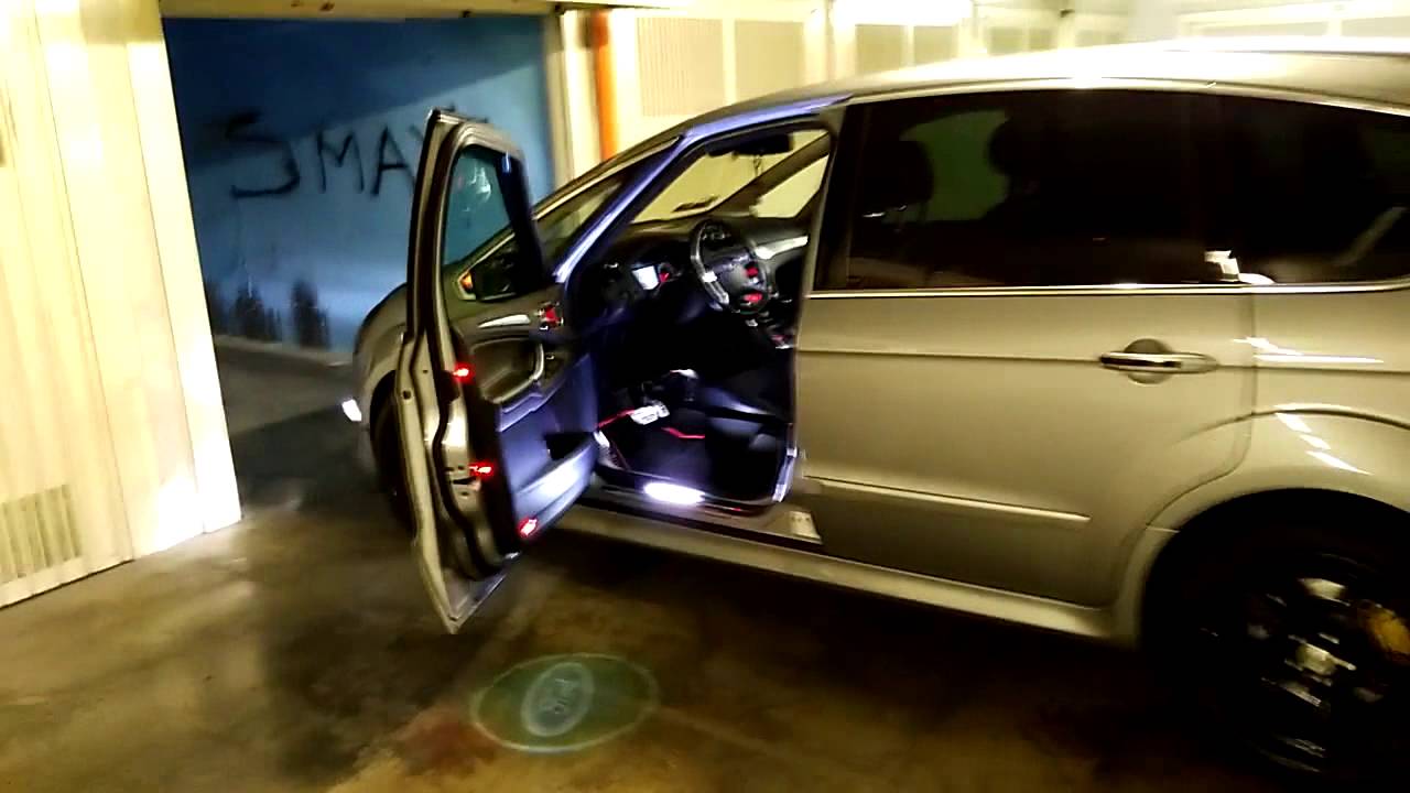 Ford S-Max led bar lights battitacco 3d by Marco70-1 - YouTube