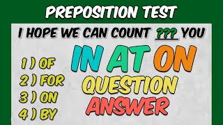 Preposition Quiz | English Test | Grammar Quiz | 2023-E... | Doovi