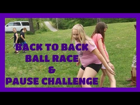BACK TO BACK BALL RACE & PAUSE CHALLENGE - YouTube