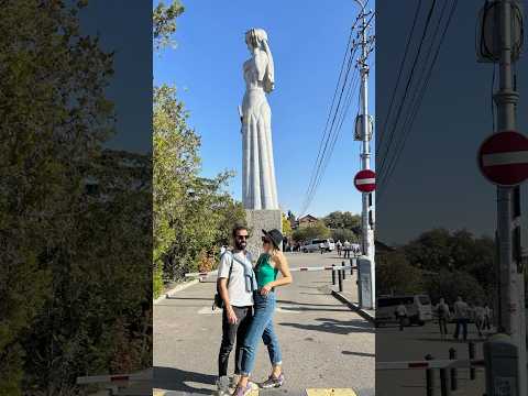Tiflis’in Seyir Terası 🫶🏼 Gürcü Ana Heykeli🤗 #travel #travelvlog #tiflis #gürcistan