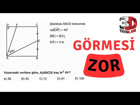 GÖRMESİ ZOR KARE SORUSU 💪 KAZAN (I)YORUM-12💯