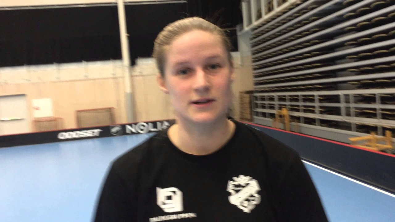 Anna Asplund inför match mot Huddinge borta den 3 jan 2015 - YouTube
