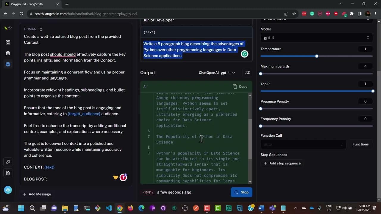 Quick Demo - LangChain Hub - YouTube